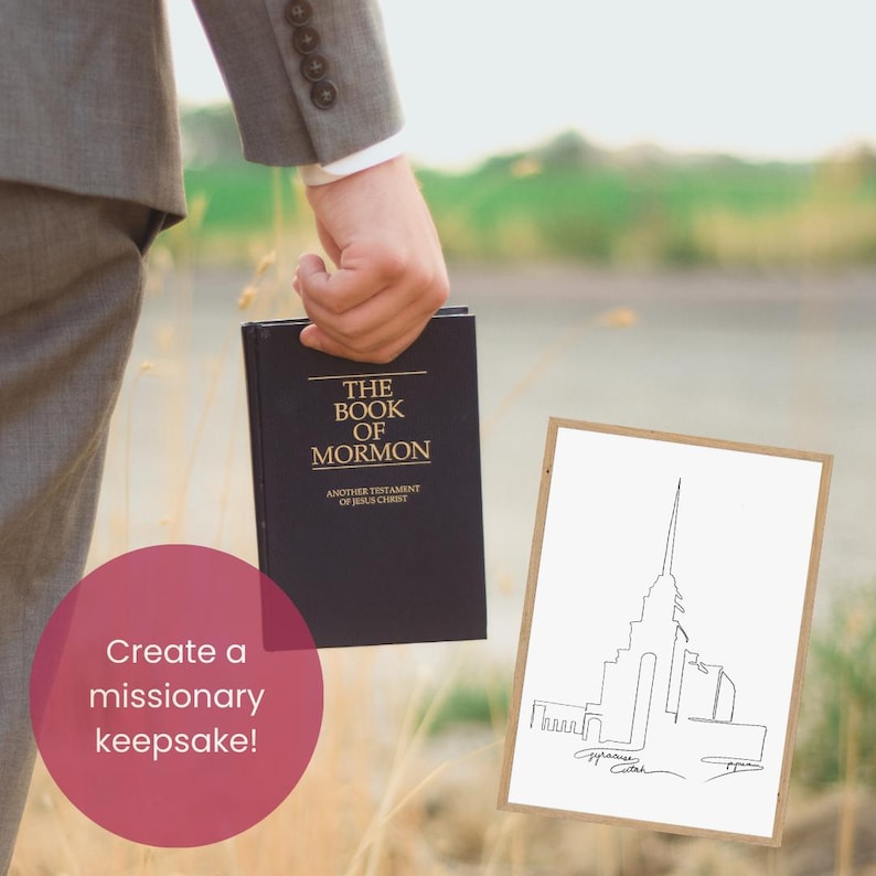 Syracuse, Utah LDS Temple | Single Line Art, Church of Jesus Christ of ...