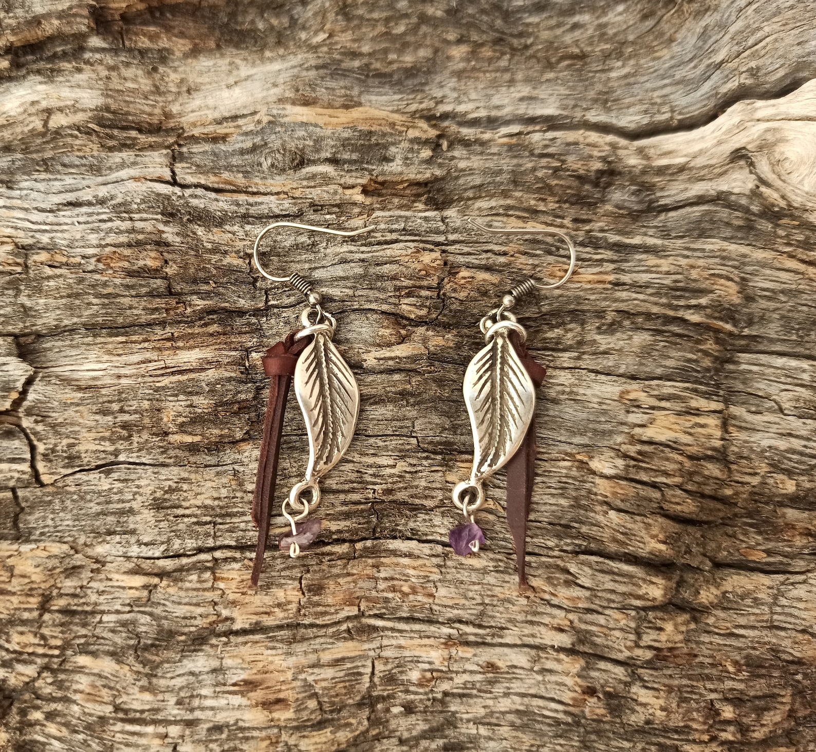 Leaf Pendant Necklace for Women, Women Necklace, Leather Necklace, Boho ...