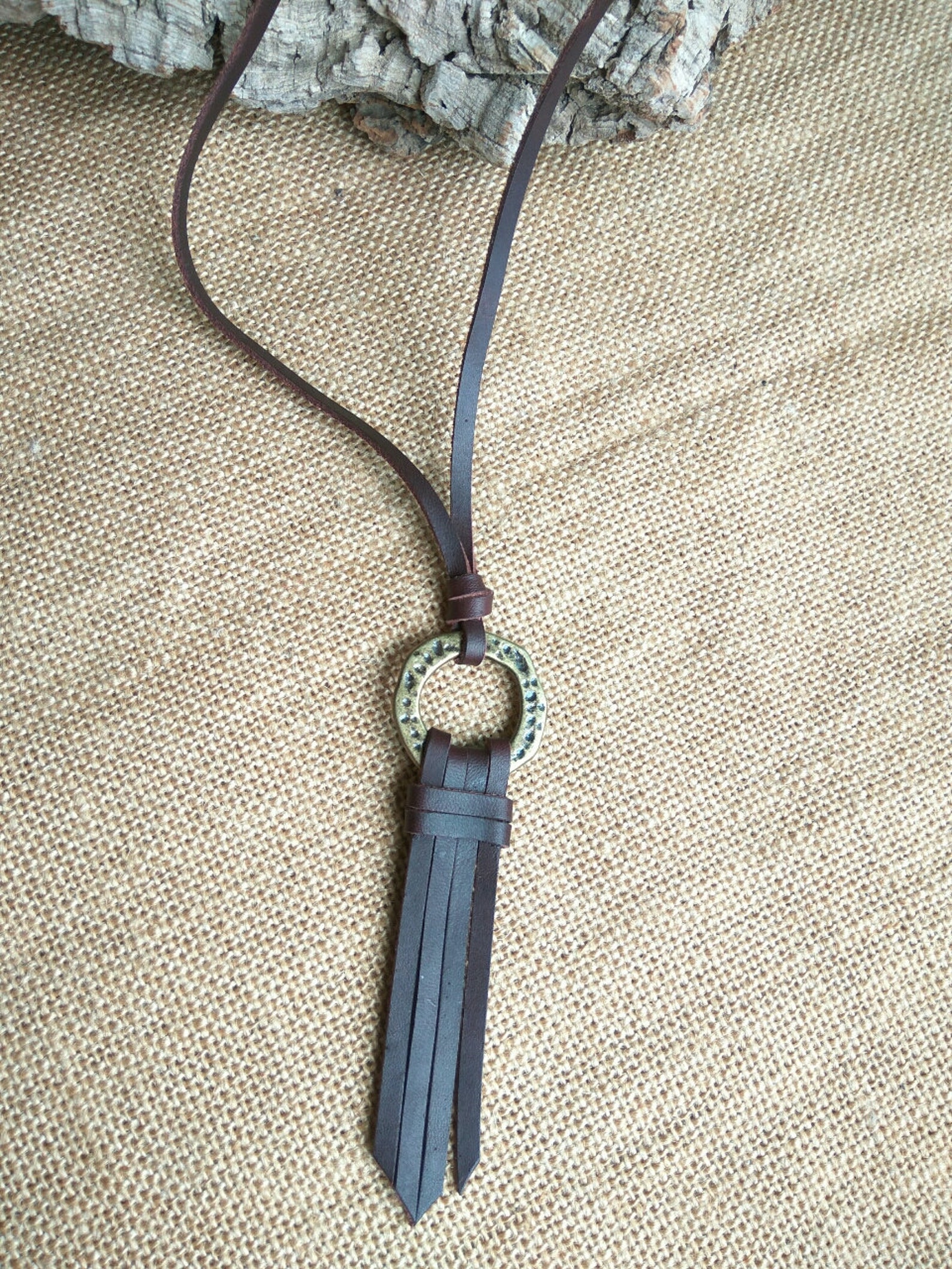 Minimalist Necklace Fringe Necklace Long Necklace Boho | Etsy