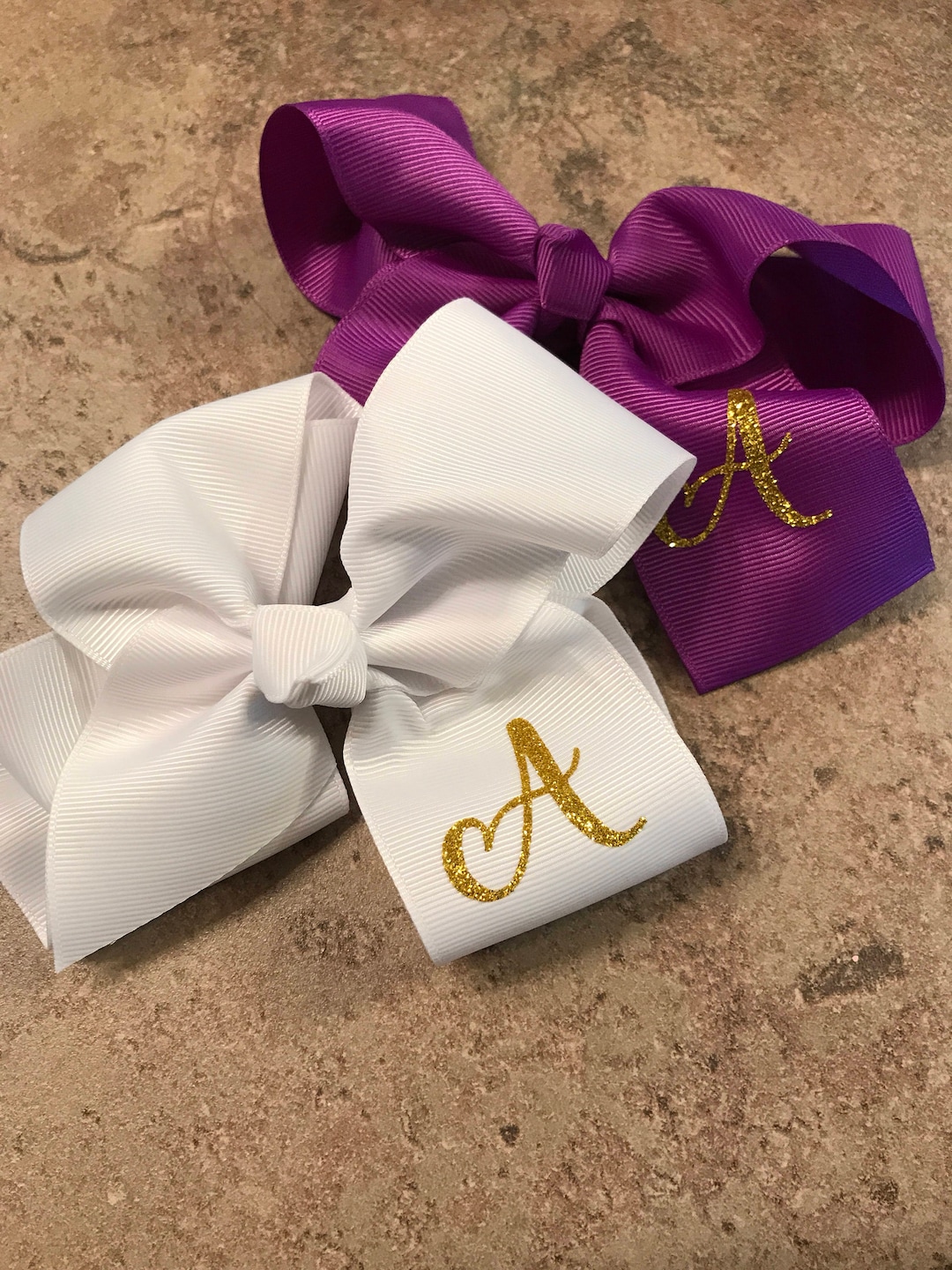 Personalized Little Girl Bows. - Etsy