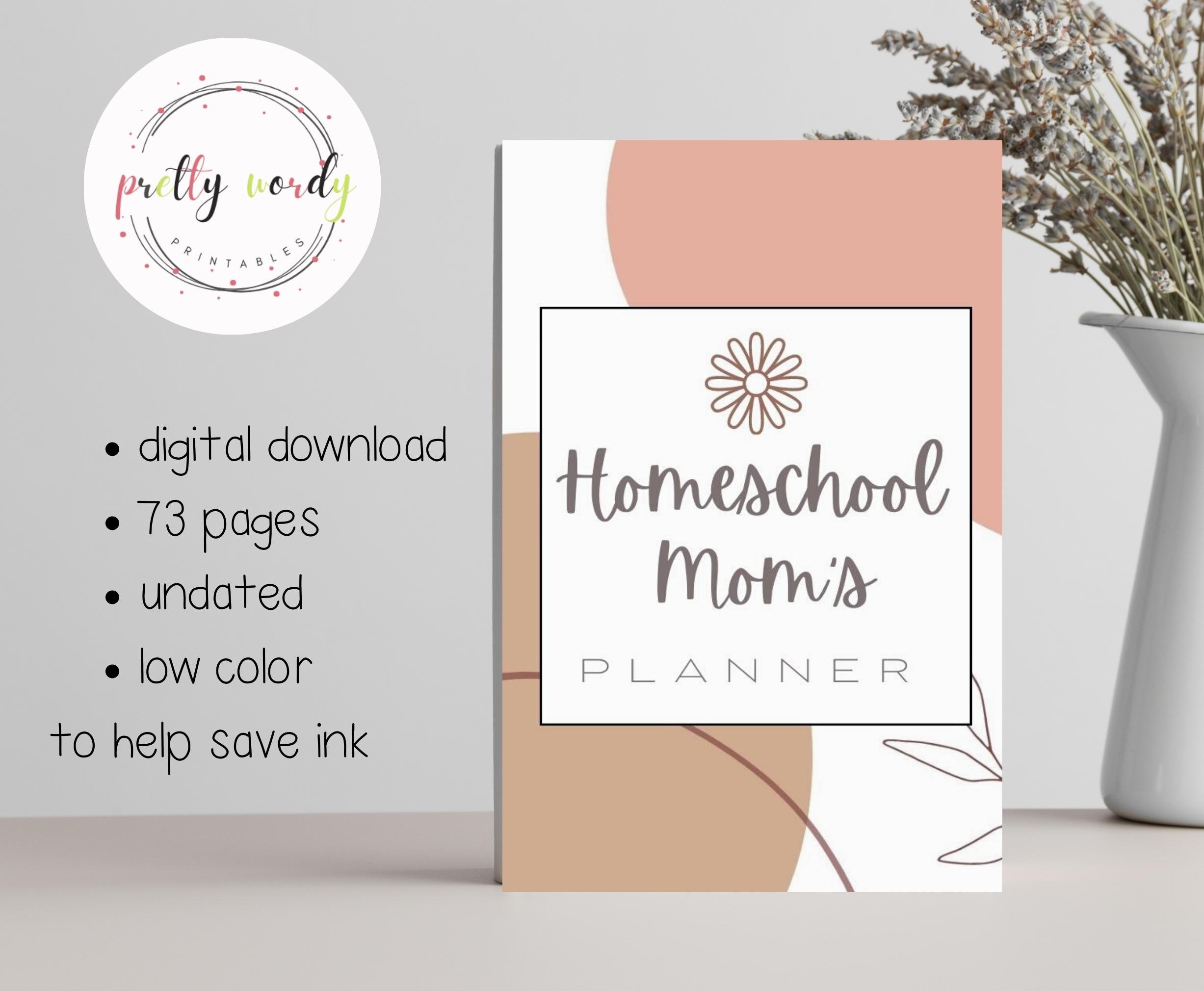 Homeschool Planner, Printable Planner, Homeschooling, Undated Planner ...