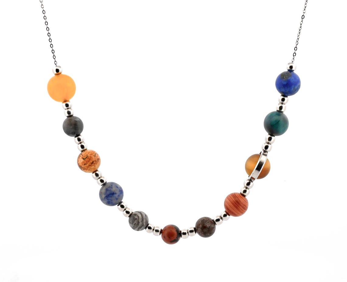 SOLAR SYSTEM Necklace - Etsy