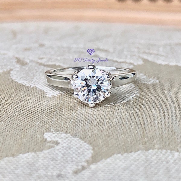 Crown Setting Ring - Etsy