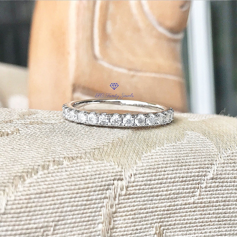 Half Eternity Band - Etsy