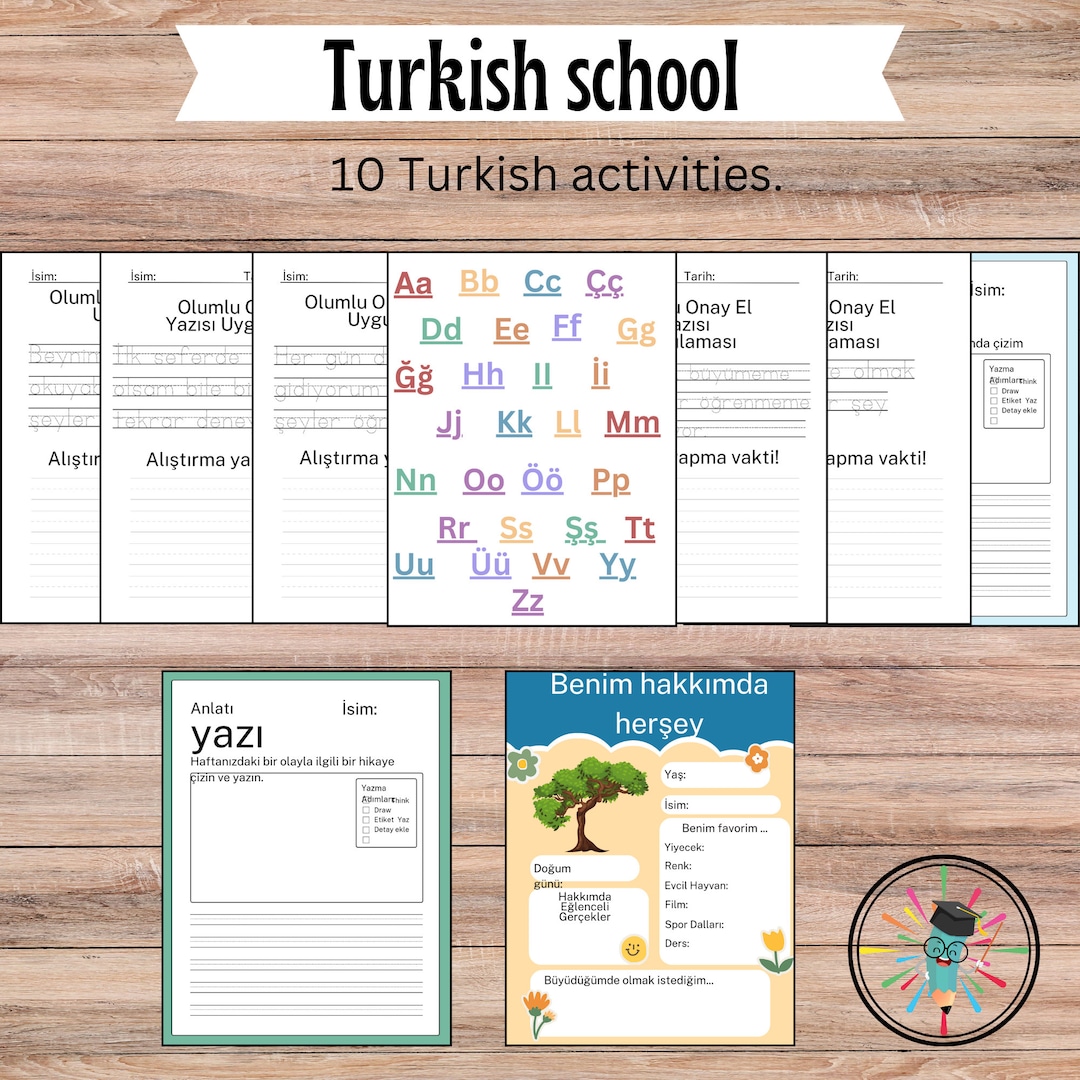 Turkish,reading,language, Worksheet,school,homschool,about Me, Learning ...