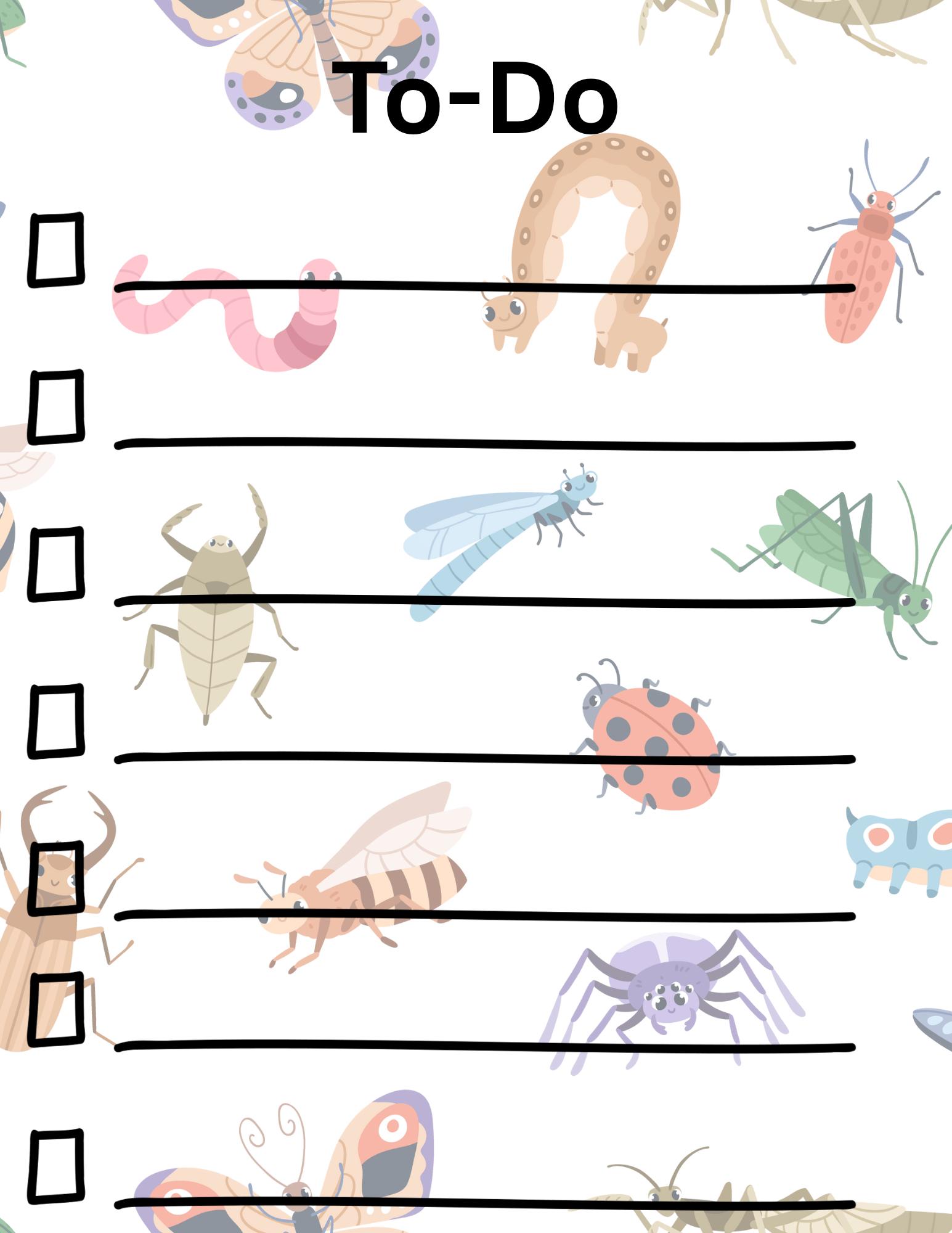 Bug & Spider Mood Charts, Printable Feelings Check-in for Kids, Autism ...