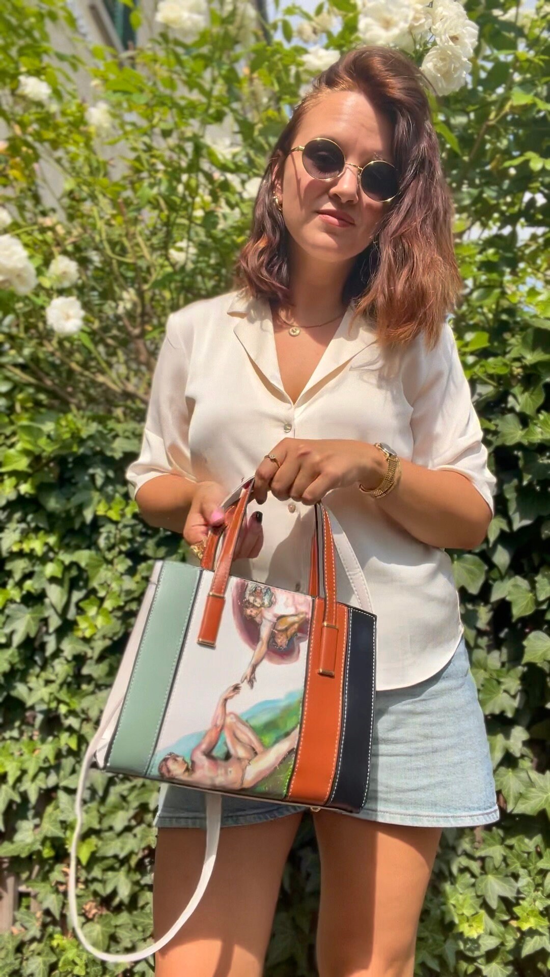 The Creation of Adam, Michelangelo Inspired Bag, Art Bag, Artistic Bag ...