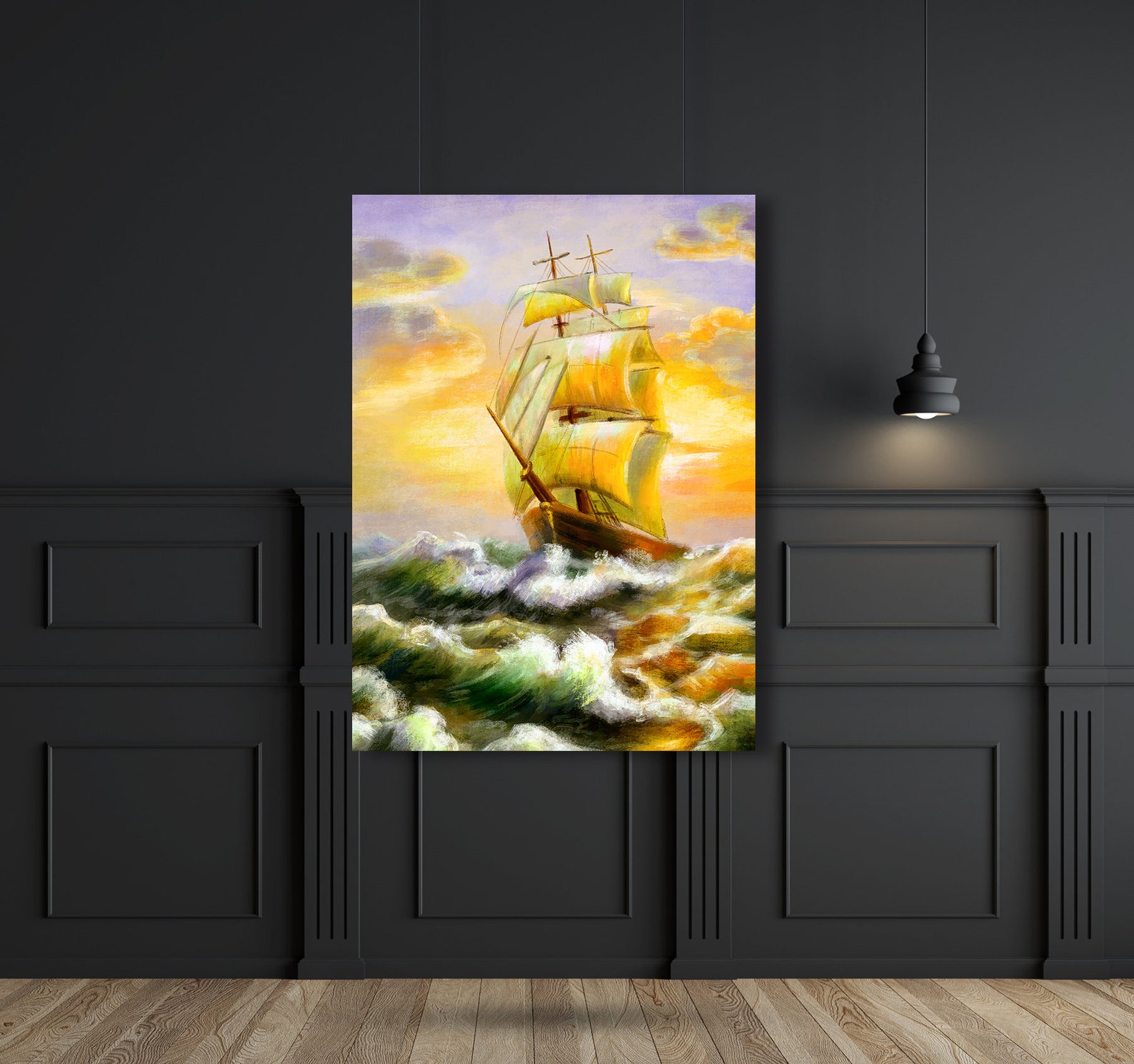 Sailing Ship Wall Art Nautical Wall Art Nautical Printable Poster