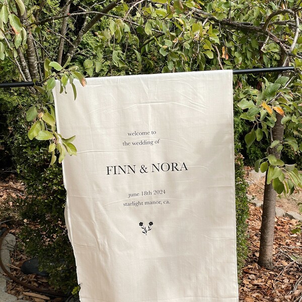 Fabric Sign - Etsy