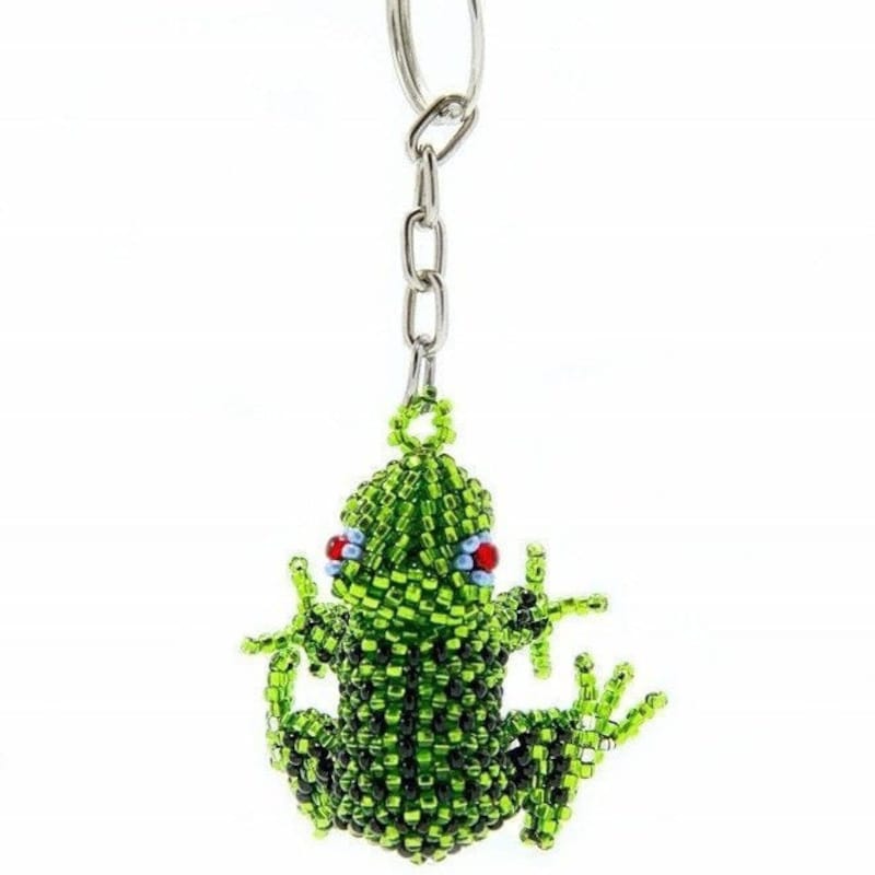 Beaded Animal Keychain - Etsy