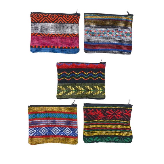 Retro Woven Assorted Boho Colorful Handmade Coin Purse - Etsy