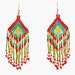 Angel Seed Bead Colorful Ethically Made Boho Ornament - Etsy