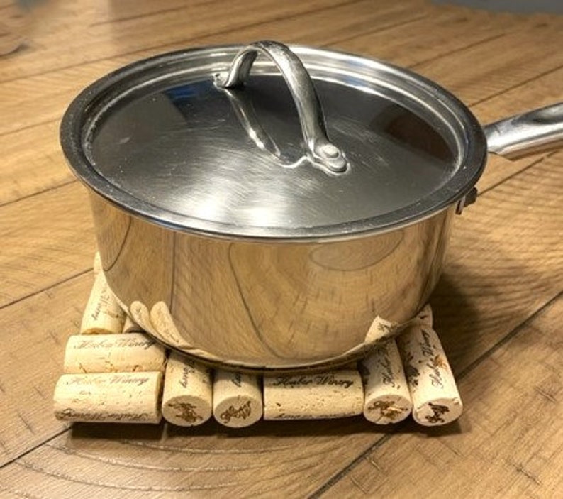 Wine Cork Trivet, Cork Trivet, Trivet, Hot Pad, Hot Plate, Wine Lovers ...