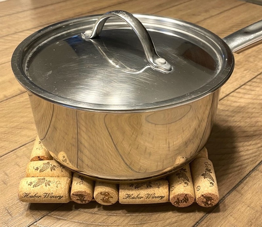 Wine Cork Trivet, Cork Trivet, Trivet, Hot Pad, Hot Plate, Wine Lovers ...