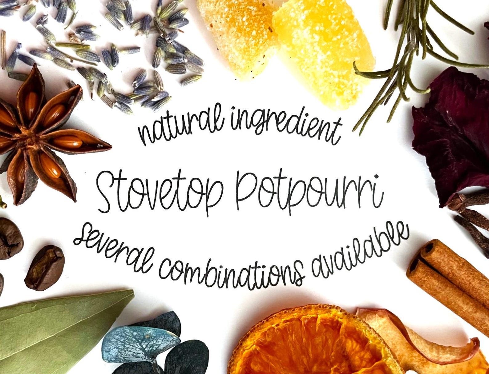 Stovetop Potpourri, Simmer Pot Potpourri, Natural Ingredient Potpourri ...
