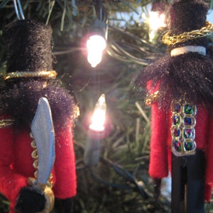 Clothespin Nutcracker Ornaments, Clothespeg Ornaments, Wooden Peg ...