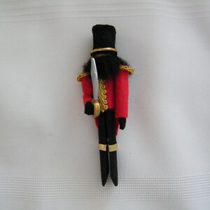 Clothespin Nutcracker Ornaments, Clothespeg Ornaments, Wooden Peg ...