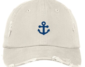 Anchor Baseball Hat | Etsy