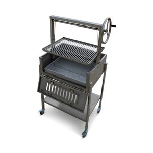 Portable Adjustable Santa Maria Argentine Stainless Steel Grill With ...