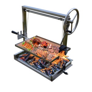 Santa Maria Argentine Grill Stainless Steel Includes Rotisserie - Etsy