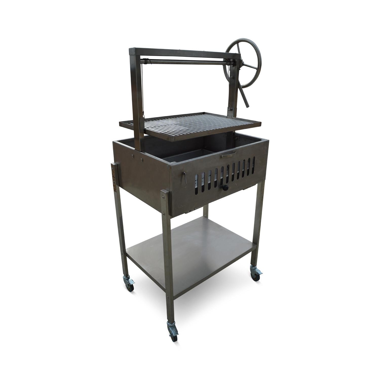 Portable Adjustable Santa Maria Argentine Stainless Steel Grill With ...