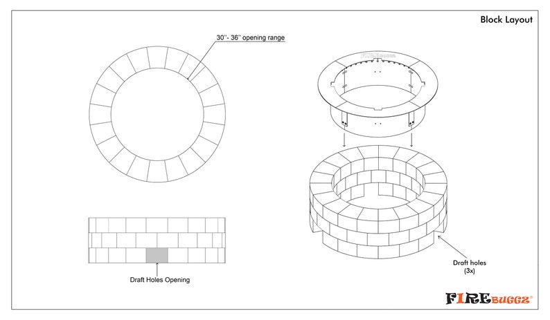 Smokeless Stainless Steel Fire Pit Insert 29" - Etsy