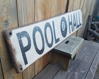 Pool hall signs | Etsy