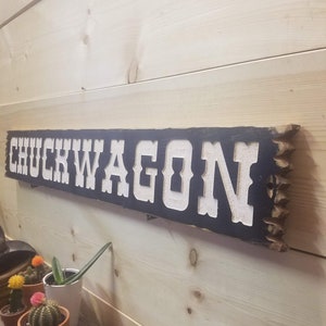 CHUCKWAGON/Rustic/Wood/Sign/Ranch/Décor/Cowboys/Bunk | Etsy
