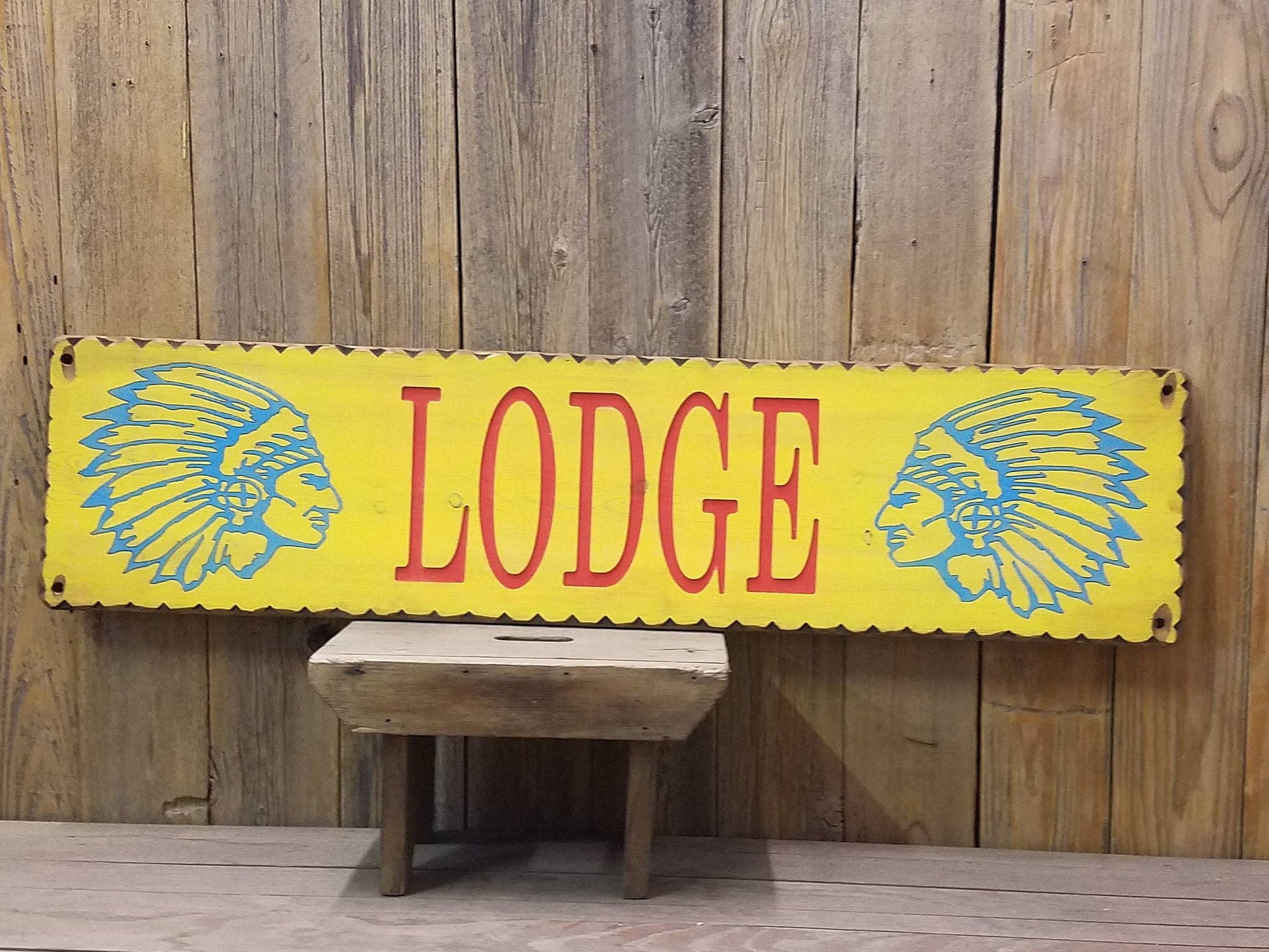 LODGE/rustic/Southwest/carved wood/sign/Lodge/Native American/Chief ...