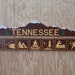Tennessee/rustic/carved/mountains/wood/sign/recreational Icons/cabin ...