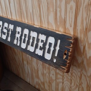 This Ain't Our First Rodeo/rustic/wood/sign/western/décor/ranch/cowboys ...