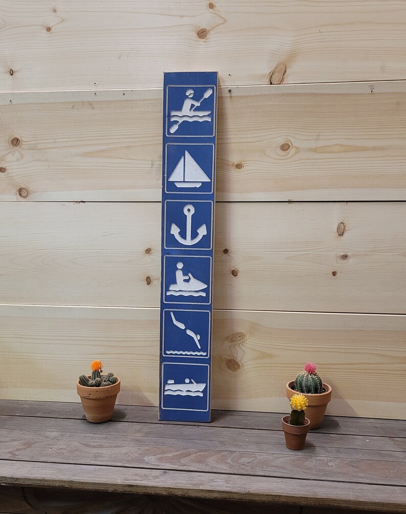 Water Icons/carved/rustic/wood/sign/water | Etsy