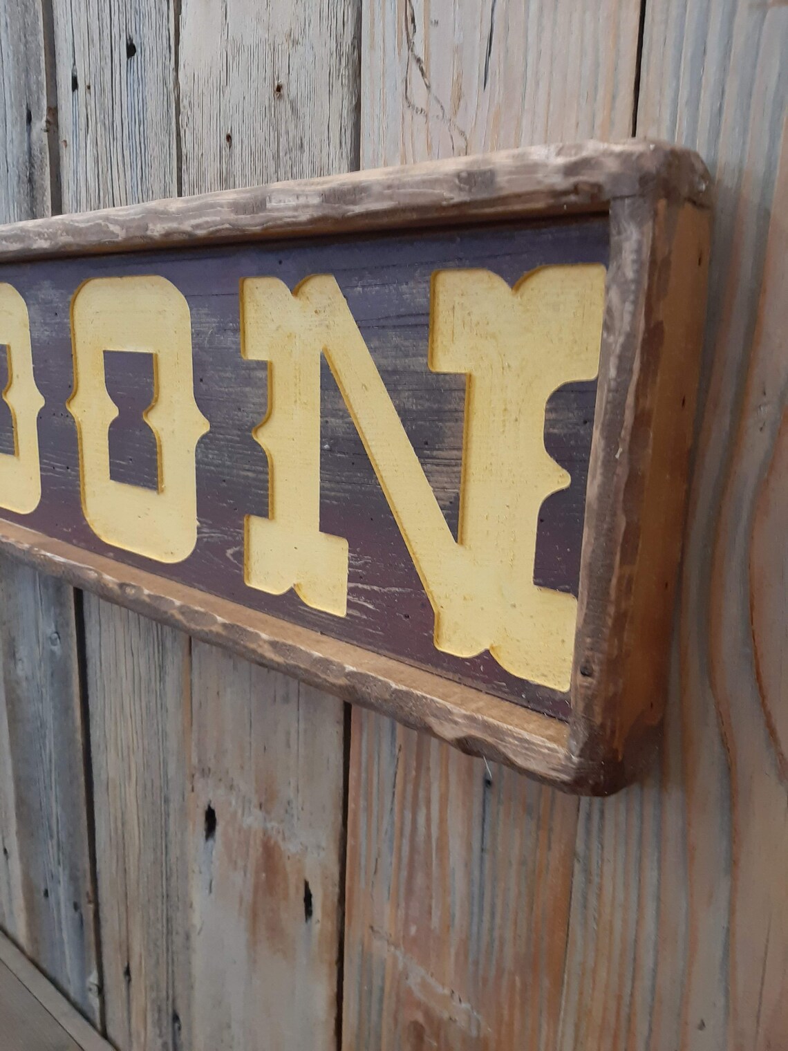 Saloon/rustic/carved/wood/sign/western/décor/ranch/old - Etsy
