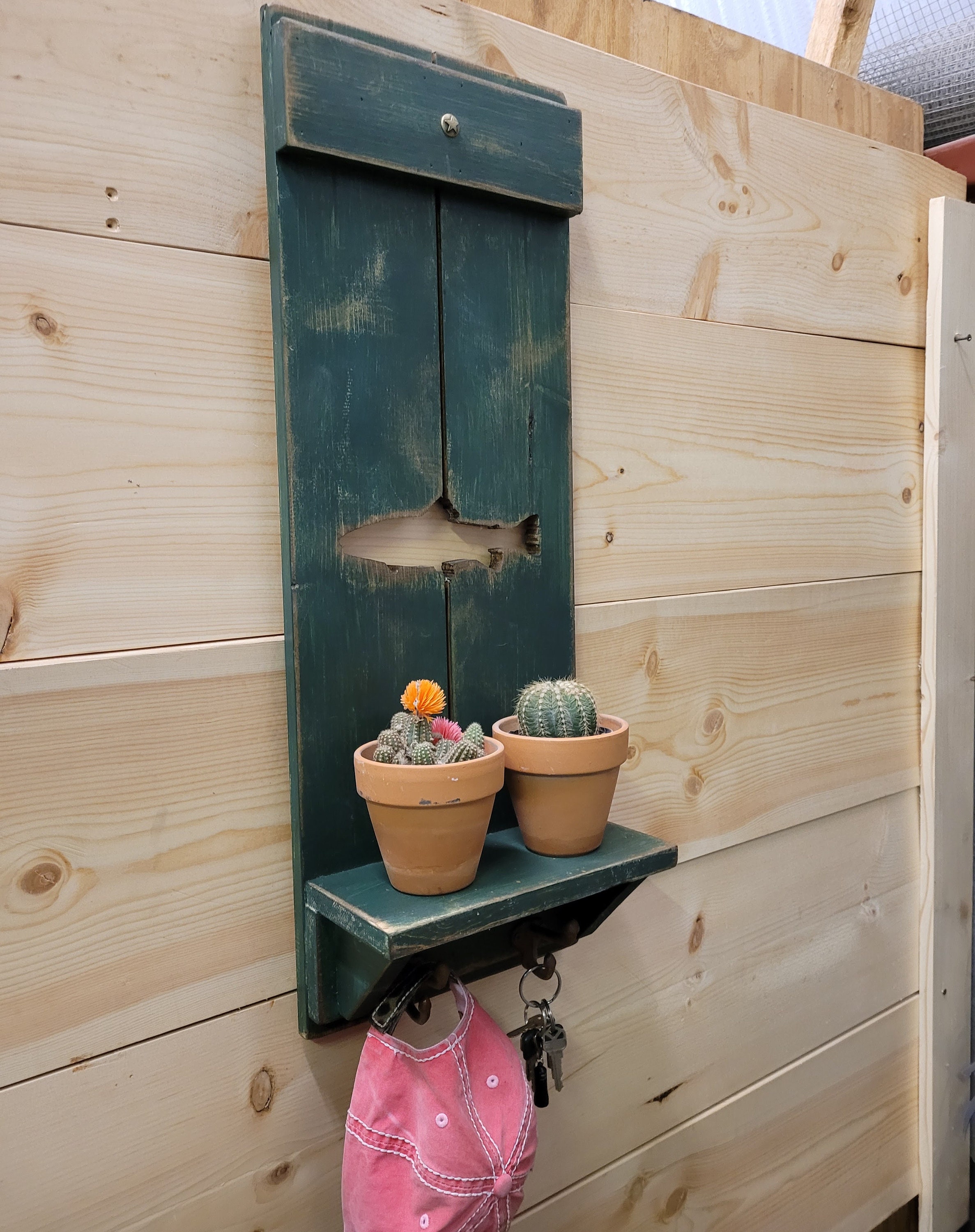 Wooden Shelves, Fish, Rustic Wood Shelves, Cabin décor, Lodge décor ...