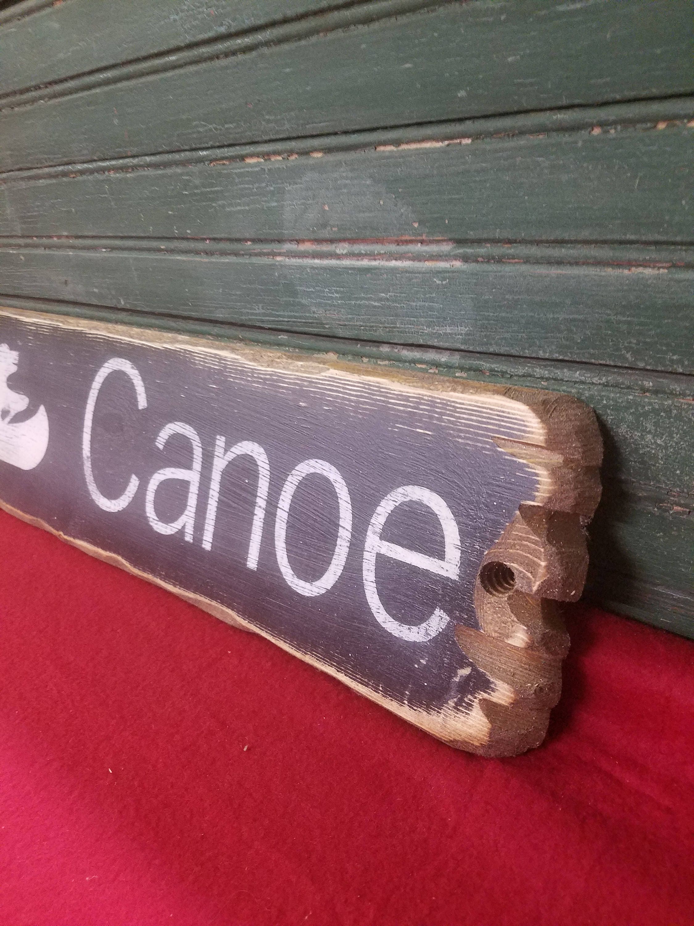 PADDLE Your Own CANOE/ Rustic Wood Sign/Cabin /Lodge decor/River ...