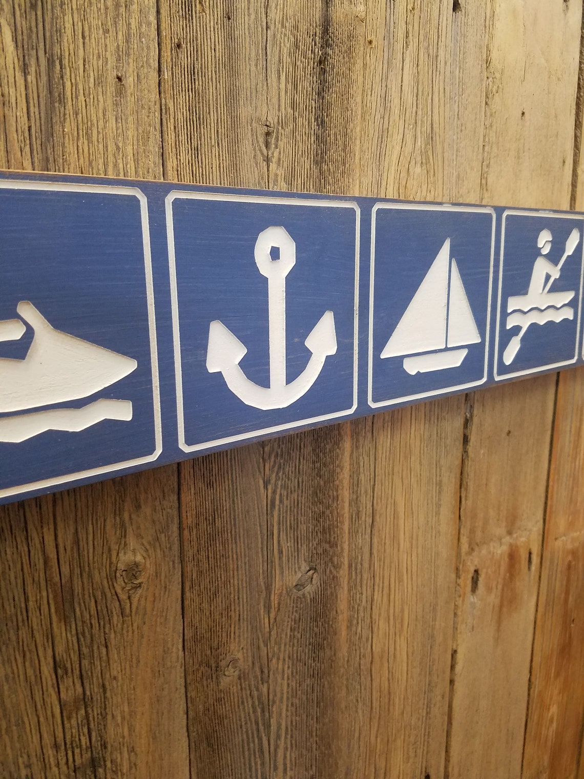 Water Icons/carved/rustic/wood/sign/water | Etsy