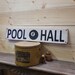 POOL HALL/Rustic/Wood/Sign/Man | Etsy