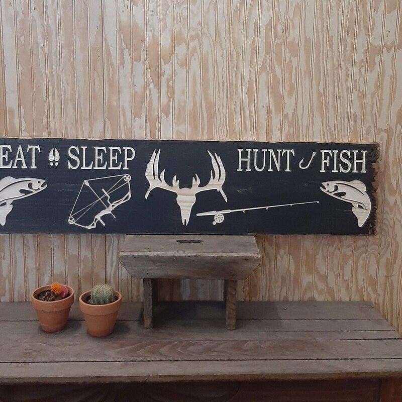 Hunting Fishing Signs - Etsy