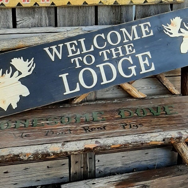 Hunting Lodge Sign - Etsy