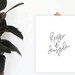 Keep It Simple Poster, Printable Wall Art, Inspirational Quote, Home ...