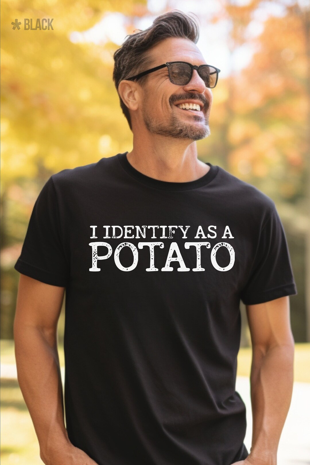I Identify as A Potato Shirt, Funny Potato T Shirt, Funny Potato Lover ...