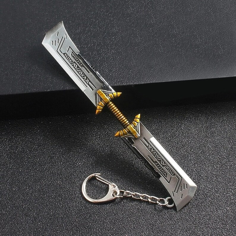 Endgame Thanos Weapon Double-sided Sword Keychain - Etsy