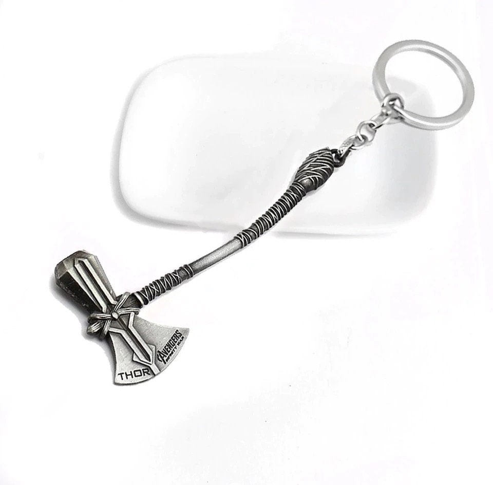 Thor Ax Hammer Avengers Endgame War Keychain - Etsy