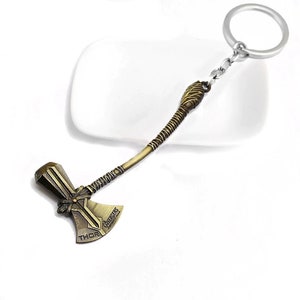 Thor Ax Hammer Avengers Endgame War Keychain - Etsy