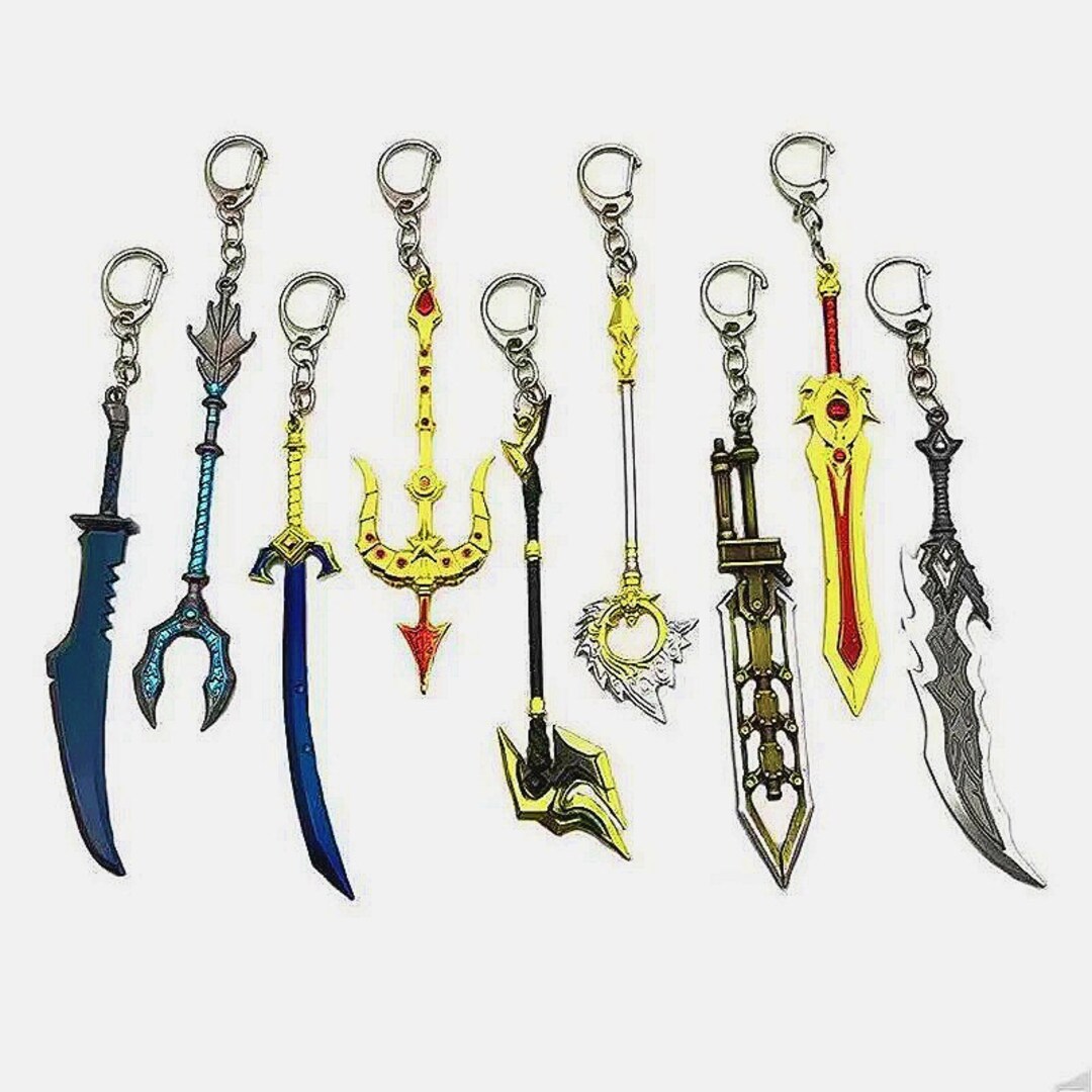 League of Legends Weapon Exclusive Keychains - Etsy