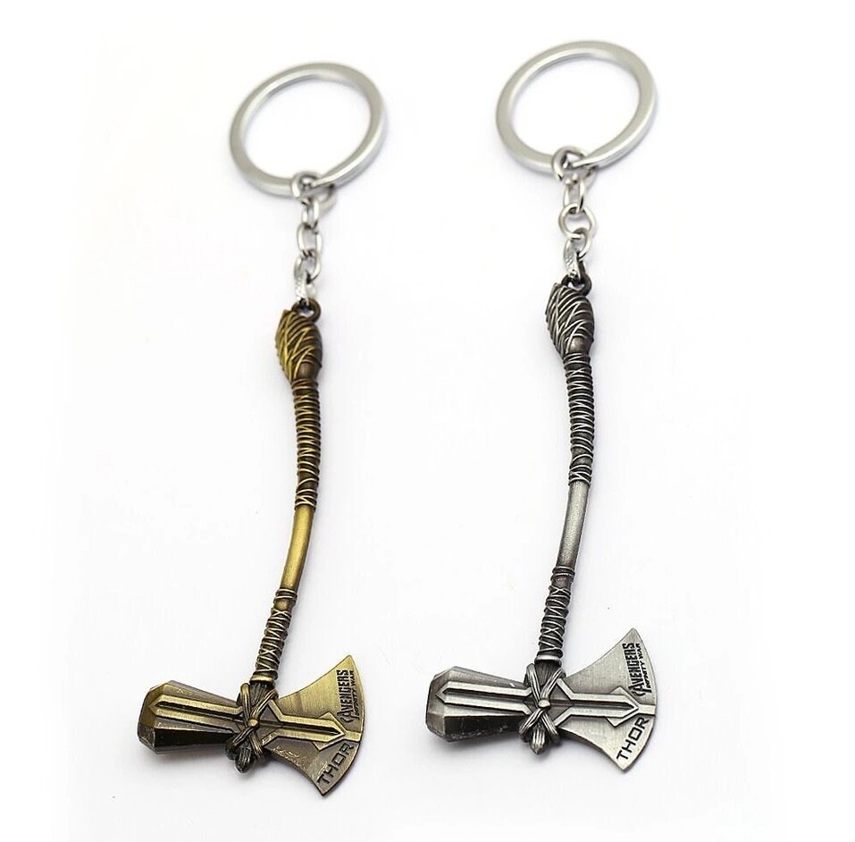 Thor Ax Hammer Avengers Endgame War Keychain - Etsy