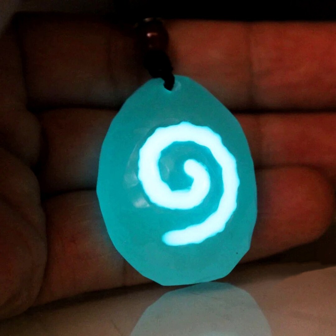 Summoning Stone Glow in the Dark Inspired Necklace - Etsy