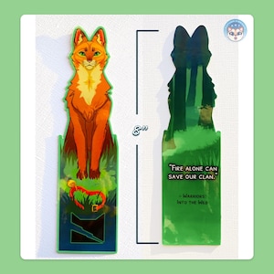War Cats Bookmark - Firestar, Thunderclan - Etsy