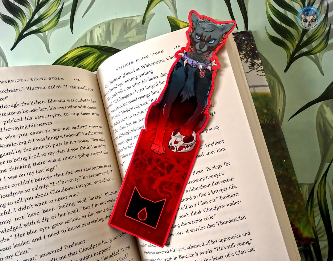 War Cats Bookmark - Scourge, Bloodclan - Etsy