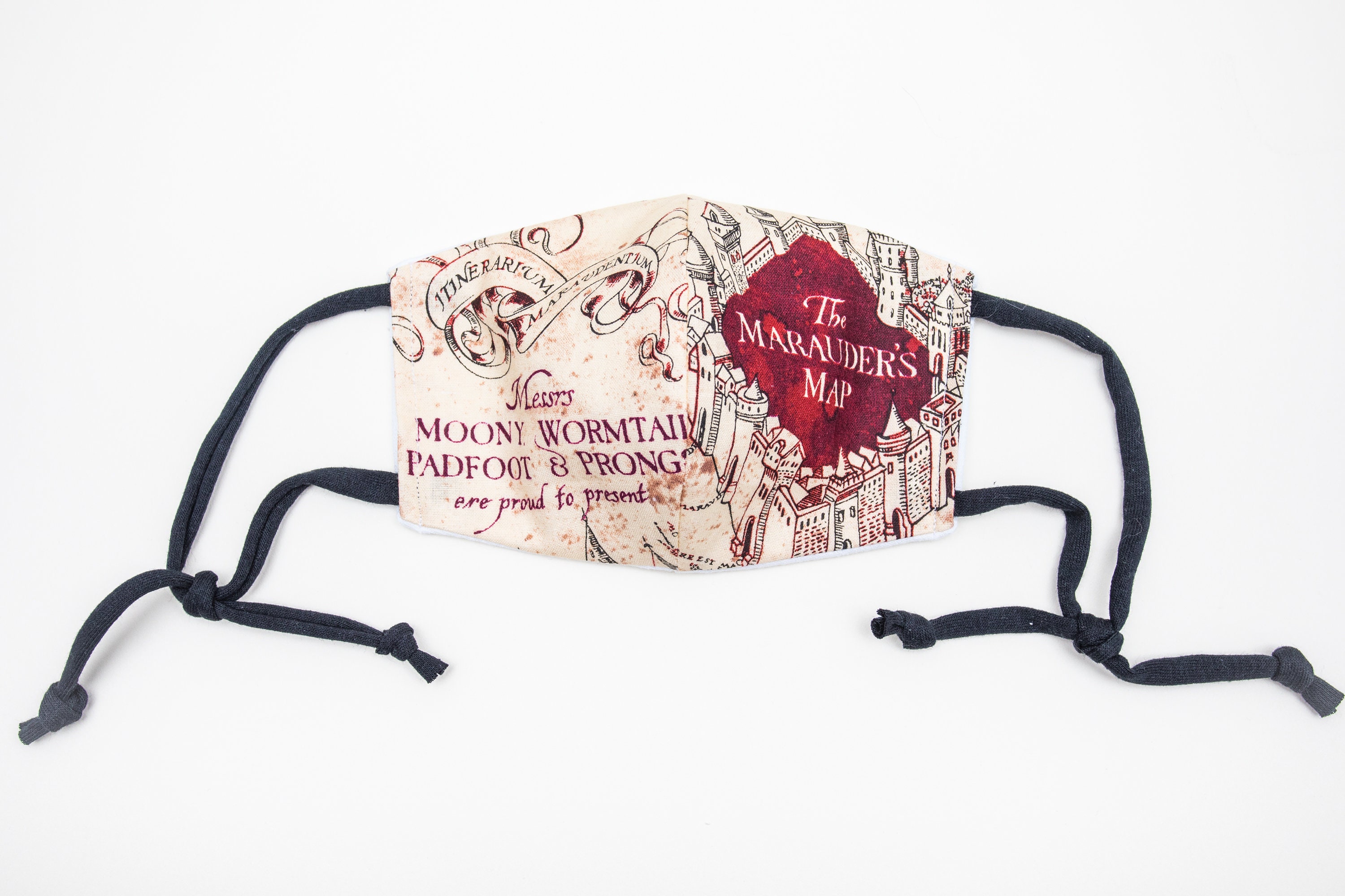 Marauders Map Inspired Face Covering - Mask Only or Matching Bundle - Etsy